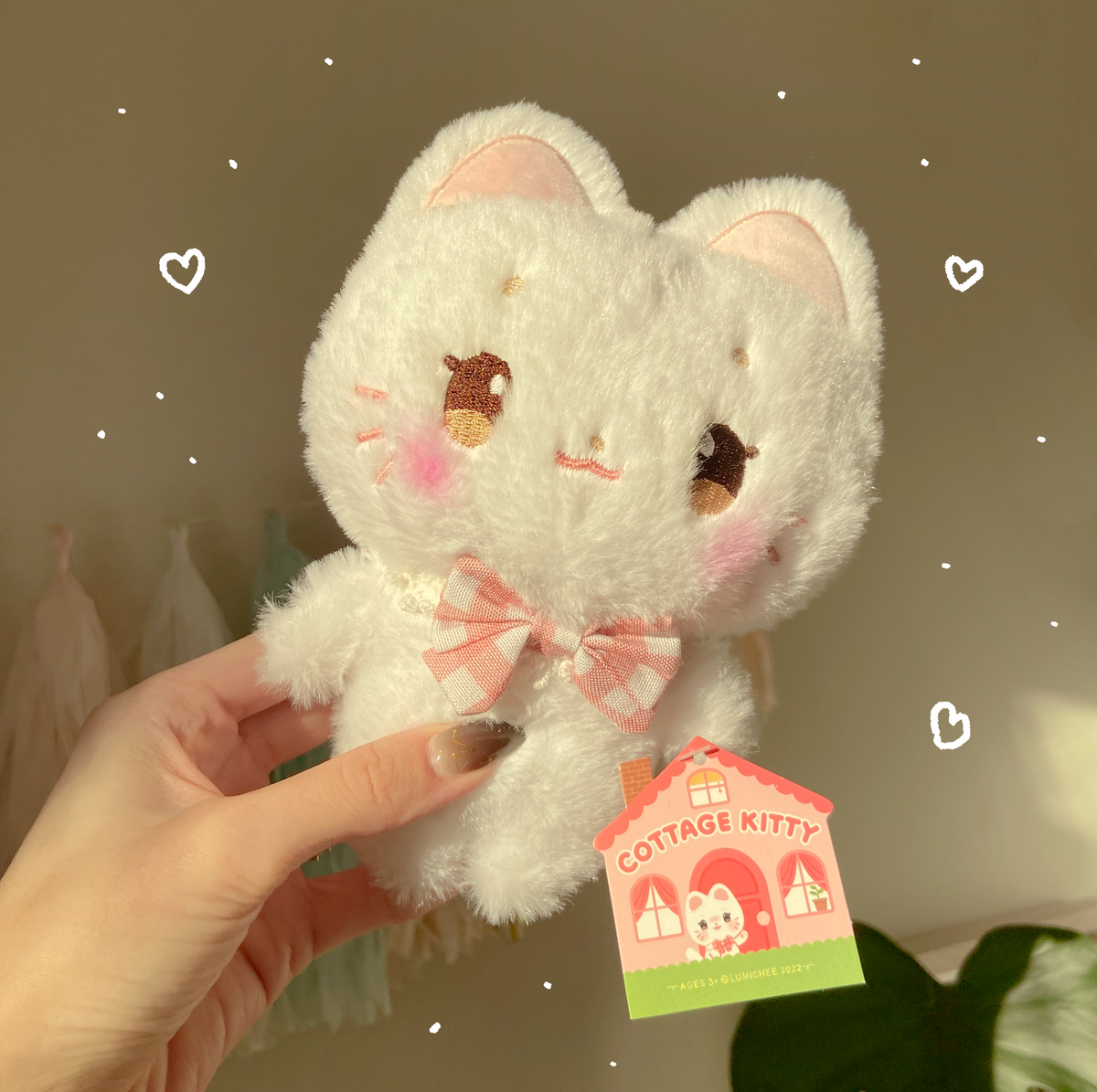Cottage Kitty Mini Plush- A Minus Grade, Read Description! – Lumichee.com