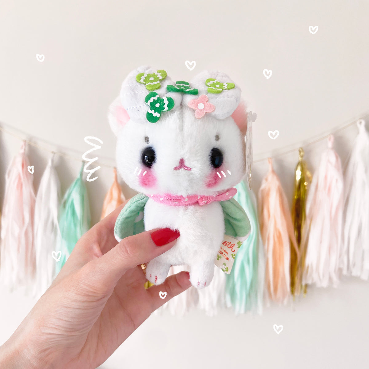Sweet Clover Mousemoth Keychain Plush – Lumichee.com
